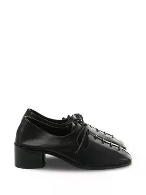 Hereu Lace-up Block-heel Pumps
