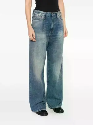 R13 Wide Leg Damon Jeans - Blue