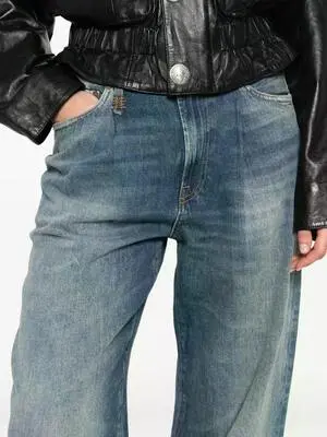 R13 Wide Leg Damon Jeans - Blue