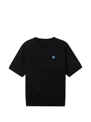 ADER ERROR V-neck Logo-patch T-shirt