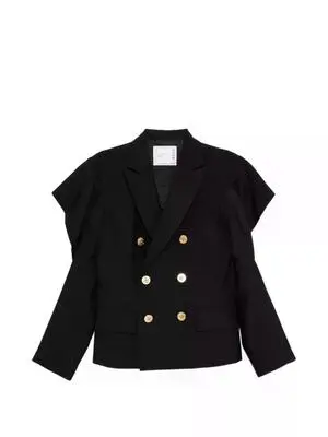 Sacai Notched Lapel Blazers For Women