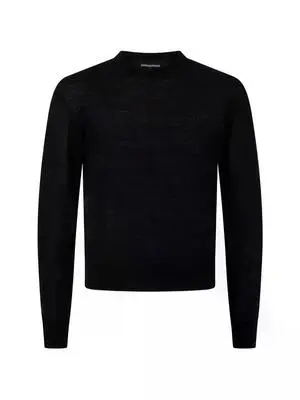 Dsquared2 Logo Embroidery Sweater - Black