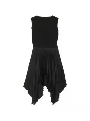Acne Studios Pleated Asymmetrical-hem Midi Dress