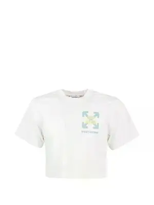 Off-white White Tops T-shirts For Men