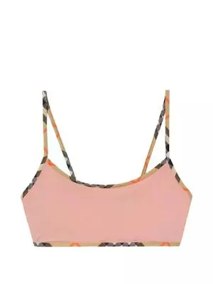 Burberry Check Trim Bikini - Pink