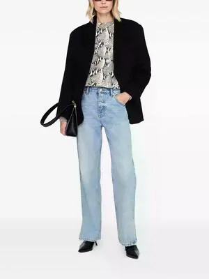 ANINE BING Printed Sweatshirt - Neutrals