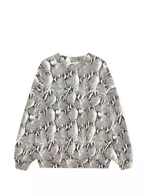 ANINE BING Printed Sweatshirt - Neutrals