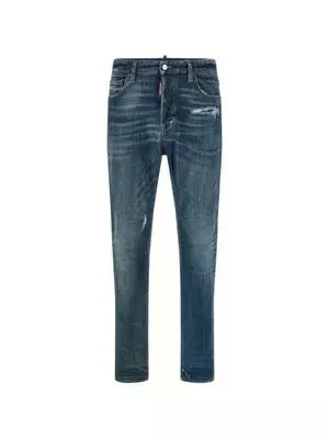 Dsquared2 Stonewashed-effect Straight Jeans