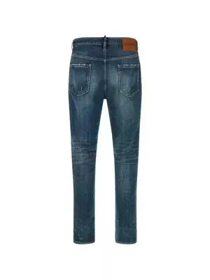 Dsquared2 Stonewashed-effect Straight Jeans