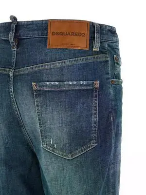Dsquared2 Stonewashed-effect Straight Jeans