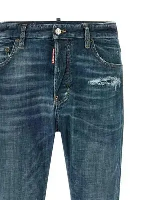 Dsquared2 Stonewashed-effect Straight Jeans