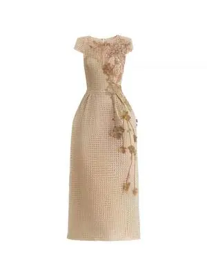 GEMY MAALOUF Openwork Midi Dress