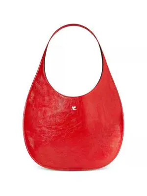 COURREGES Logo-plaque Tote Bag