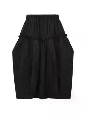ENFOLD Quilted Ruffled Skirt