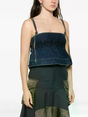 Sacai Denim Pullover Top