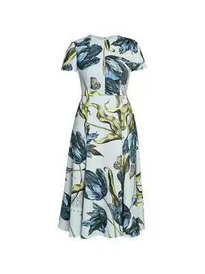 Erdem Round Neck Day Dresses