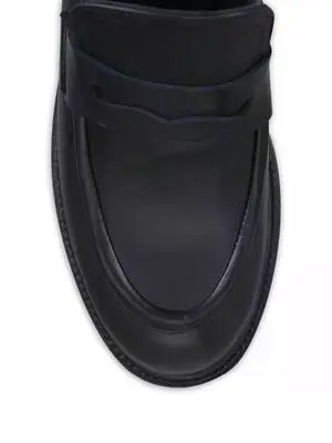 La Canadienne Leather Heeled Loafer, 50mm