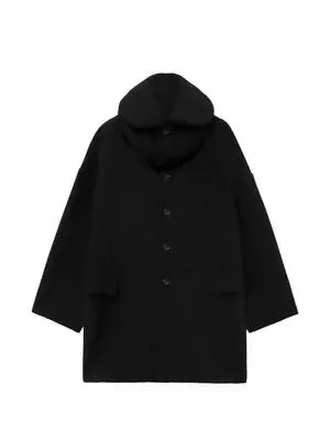 Comme Des Garçons Buttoned Hood Jacket