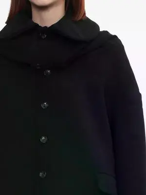 Comme Des Garçons Buttoned Hood Jacket