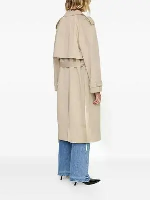 ANINE BING Maxi Double-breasted Trench