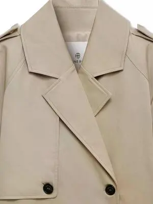 ANINE BING Maxi Double-breasted Trench