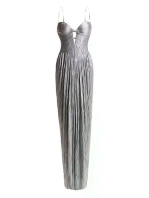 MARIA LUCIA HOHAN Tonia Plissé-effect Maxi Dress