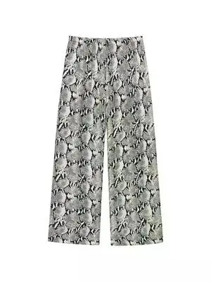 ANINE BING Roslin Python Print Trousers