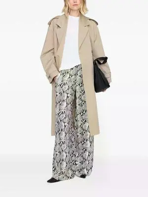 ANINE BING Roslin Python Print Trousers