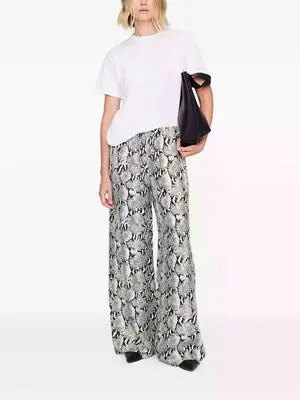 ANINE BING Roslin Python Print Trousers