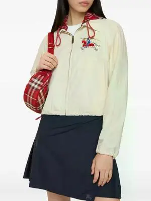 Burberry Equestrian Knight Jacket With Detachable Hood
