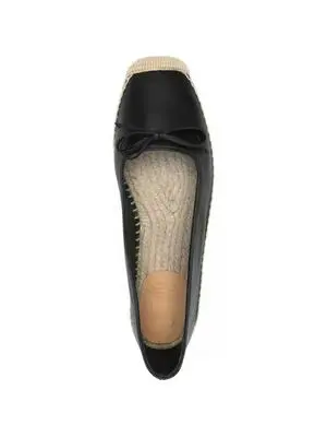 CastaÑer Bow Detail Espadrille Ballet Flats