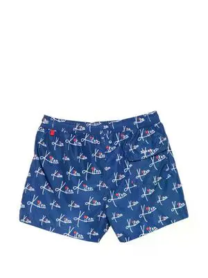 Kiton Printed Swim Shorts