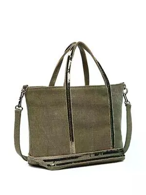 Vanessa Bruno Sequin-trimmed Tote Bag - Green