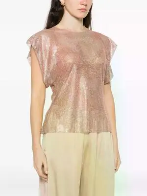 Alberta Ferretti Sequin-embellished Top