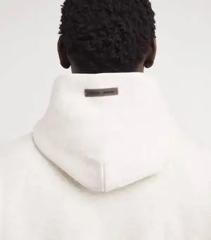 Fear Of God Cotton Logo Hoodie - Grey