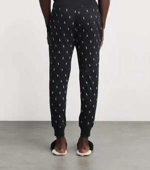 Polo Ralph Lauren Cotton Polo Pony Pyjama Trousers - Black