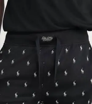 Polo Ralph Lauren Cotton Polo Pony Pyjama Trousers - Black