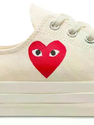 CONVERSE X COMME DES GARONS PLAY Chuck 70 Heart Logo Sneakers