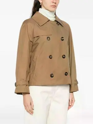 Max Mara Double-breasted Trench Jacket - Brown