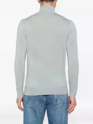 Canali Half-zip Sweater - Blue