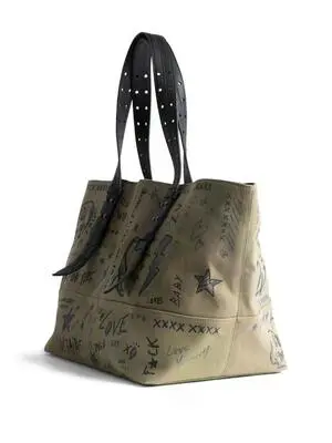 Zadig&Voltaire Z Camp Printed Tote Bag