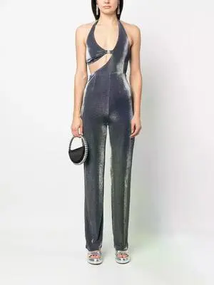 ROTATE BY BIRGER CHRISTENSEN Halterneck Jumpsuit
