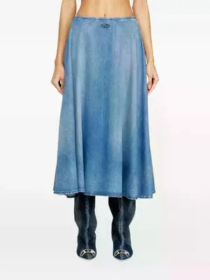 DIESEL® A-line Midi Skirt - Blue
