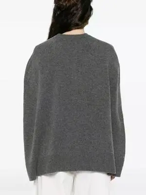 TOTEME Cashmere Cape Detail Sweater - Grey