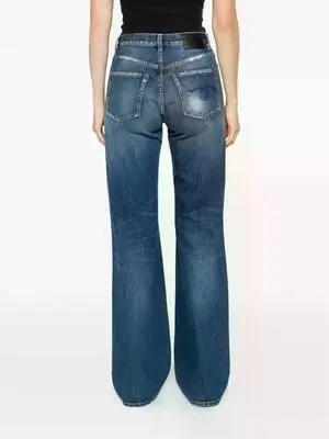 R13 Janes Distressed Straight Jeans