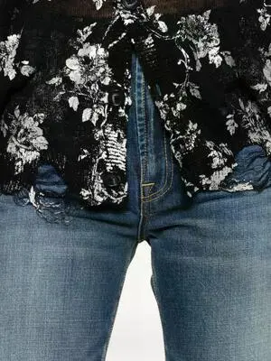 R13 Janes Distressed Straight Jeans