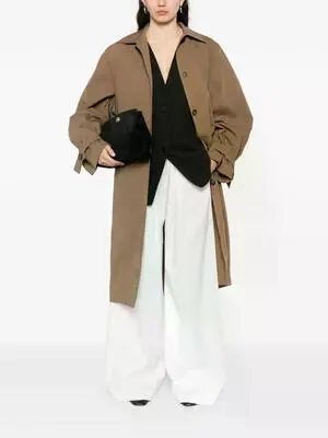 TOTEME Belted Spring Trench Coat - Brown