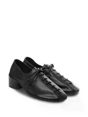 Hereu Lace-up Block-heel Pumps