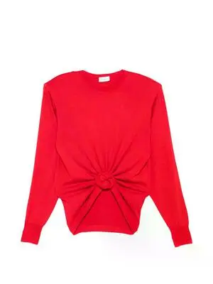Magda Butrym Wool Knot Detail Sweater - Red