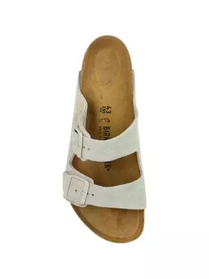 BIRKENSTOCK Arizona Suede Sandals - Neutrals